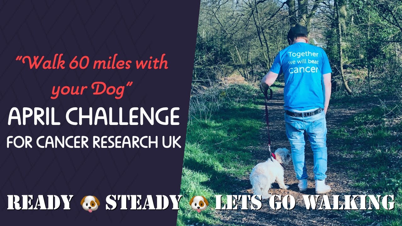 “Walk 60 miles with your Dog” April Challenge for Cancer Research UK ...