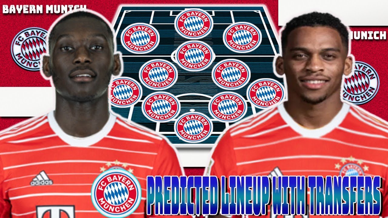 Bayern munich Predicted Lineup with Transfers|⚽️Summer Transfers ...