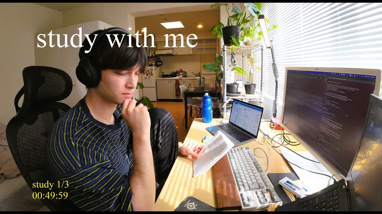 study with me LIVE! japan pomodoro | 2 hour | 50/10 - YouTube