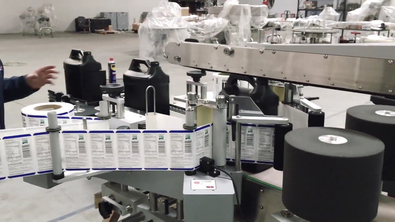 CVC 400 C6 Front and Back Labeler 雙面貼標機 - BBC Biochemical - YouTube