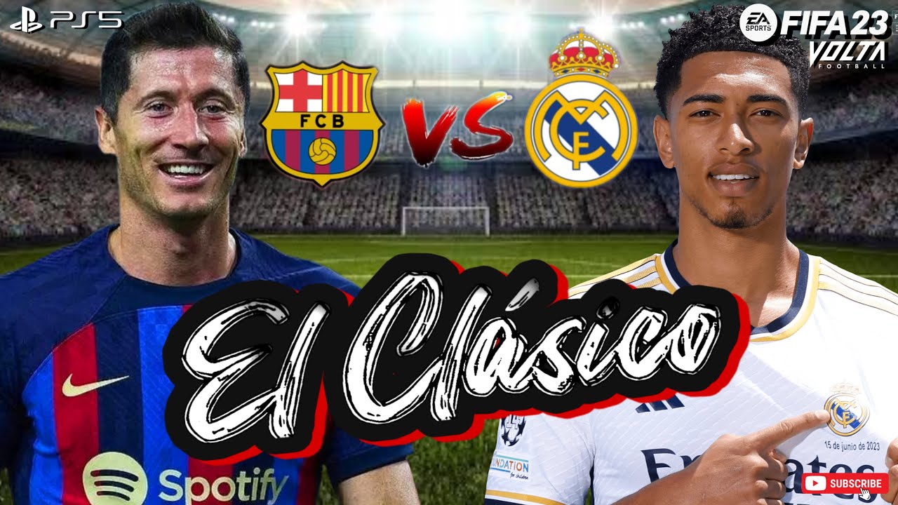 3vs3 FIFA 23 VOLTA FOOTBALL Match_Full Gameplay [ BARCELONA vs REAL ...