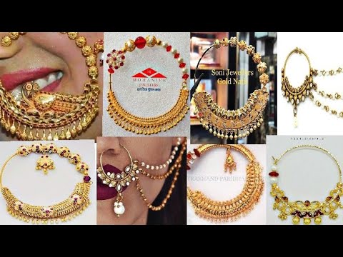Top 30+ Dulhan nath design // trending nosering design // nathiya ke ...