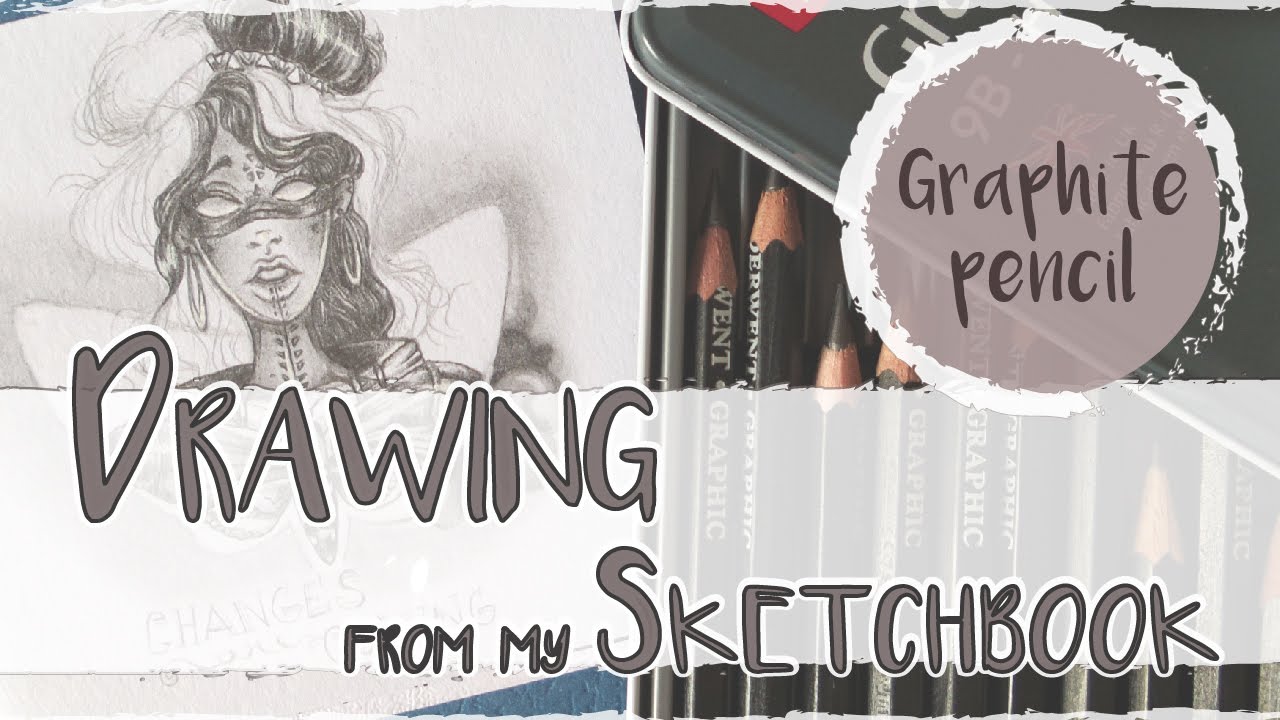 Drawing from my sketchbook | Graphite pencil - YouTube