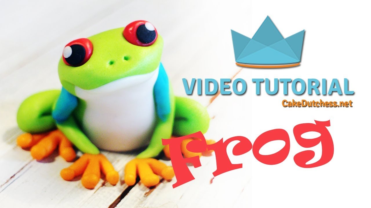 How to make a Tree Frog Cake Topper - Cake Decorating Tutorial - YouTube