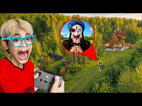TERPANTAU DRONE NAMPAK SEKADING KADUNG PENARI THAILAND KESURUPAN DI TENGAH HUTAN!