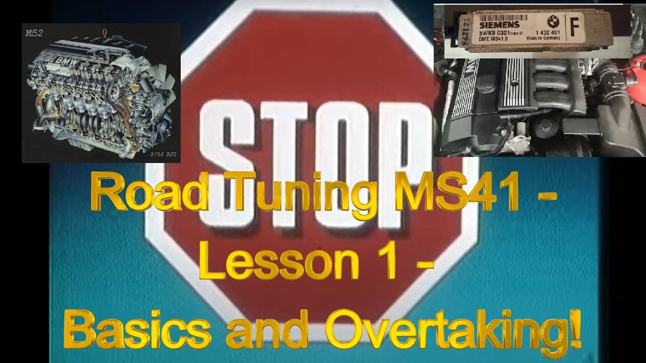 Road Tuning BMW MS41 ECU - Lesson 1 - Basics and Overtaking! - YouTube