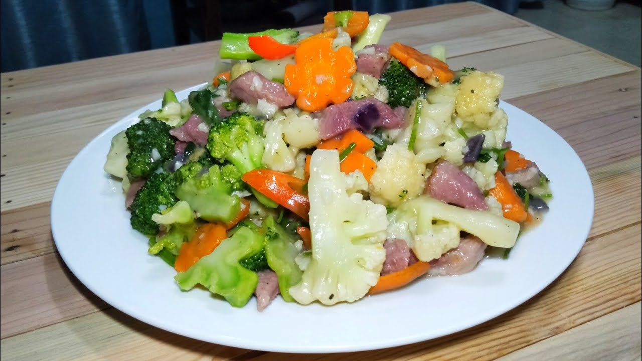 BUTTERED BROCCOLI AND CAULIFLOWER | BROCCOLI AND CAULIFLOWER RECIPE ...