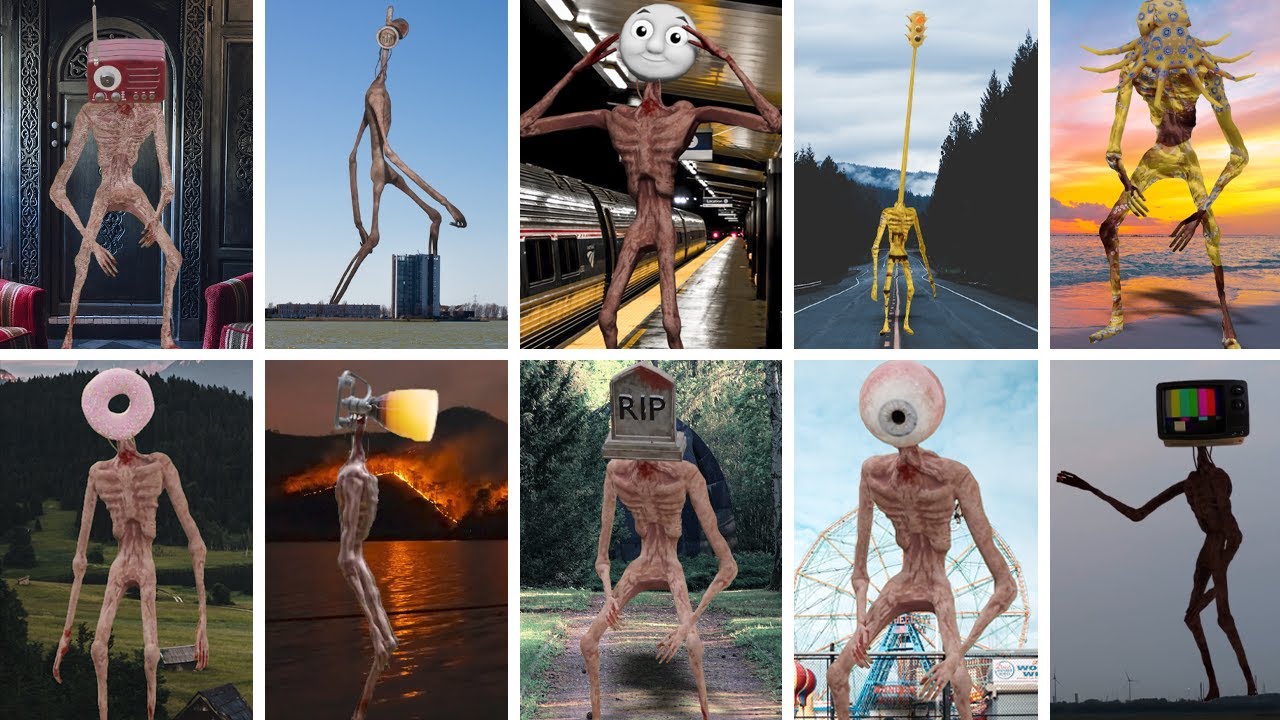 All Siren Head CREATURES Caught On CAMERA..! #10 - YouTube