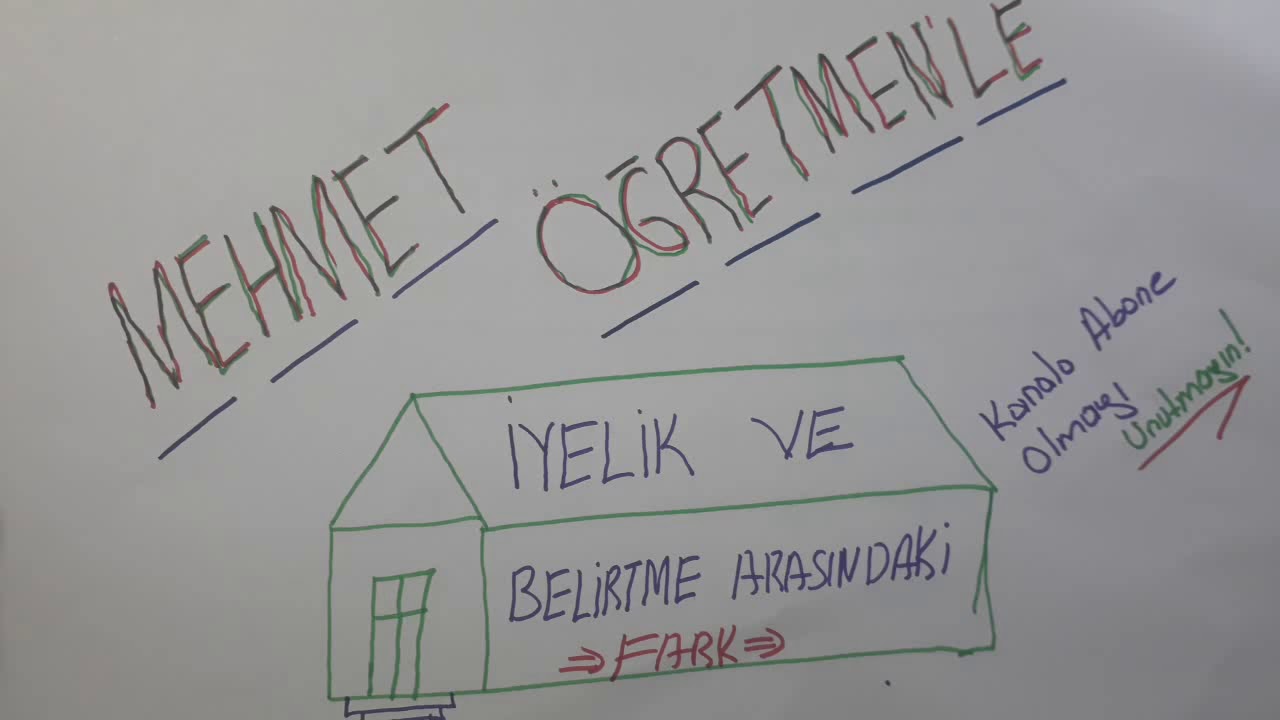 İYELİK EKİ İLE BELİRTME HAL EKİ ARASINDAKİ FARK - YouTube