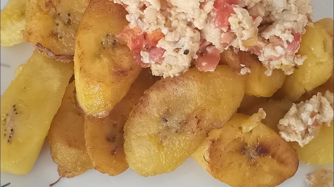 FRIED PLANTAIN AND EGG |NIGERIAN PLANTAIN RECIPES |PLANTAIN RECIPES ...
