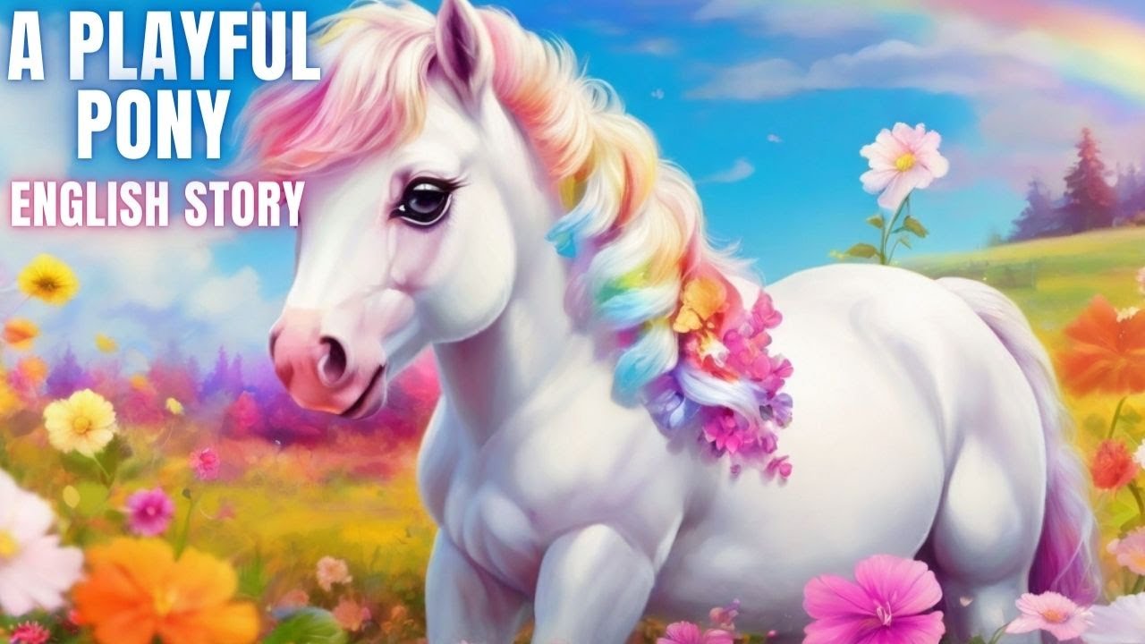 A Playful Pony | English Story | Bedtime Stories for Kids | Horse Story ...