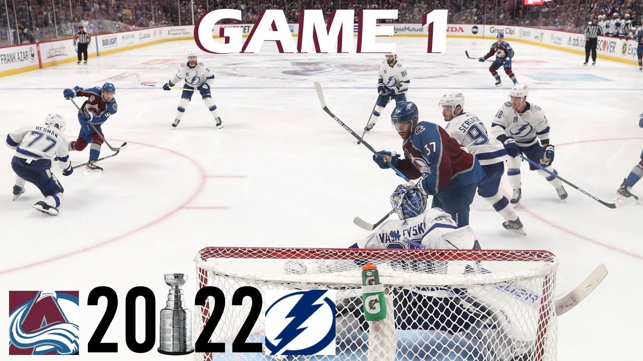 Avalanche vs Lightning Game 1 SCF | GVSports - YouTube