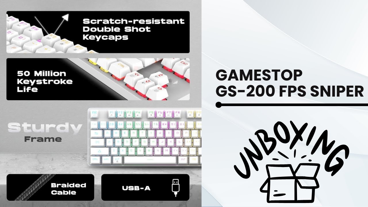 RGB Keyboard GameStop GS-200 FPS Sniper: A Gamer's Dream Come True ...