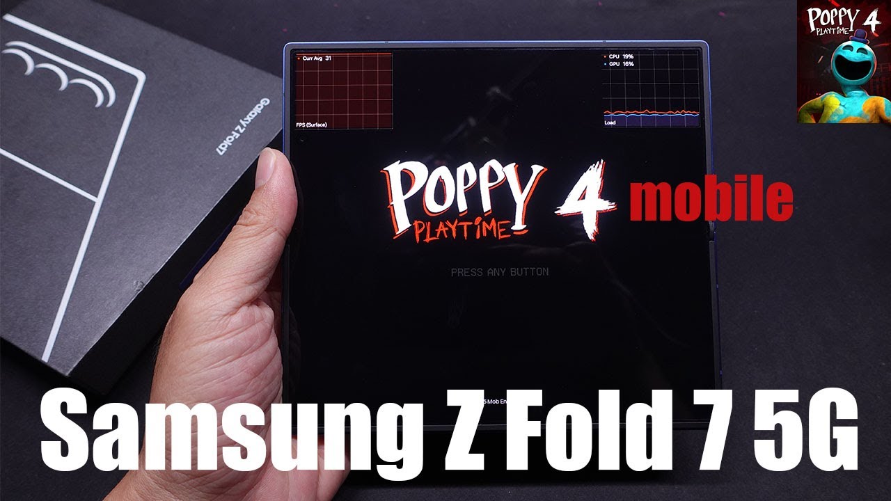 POPPY Playtime mobile Chapter 4 Gameplay on Samsung Galaxy Z Fold 7 ...