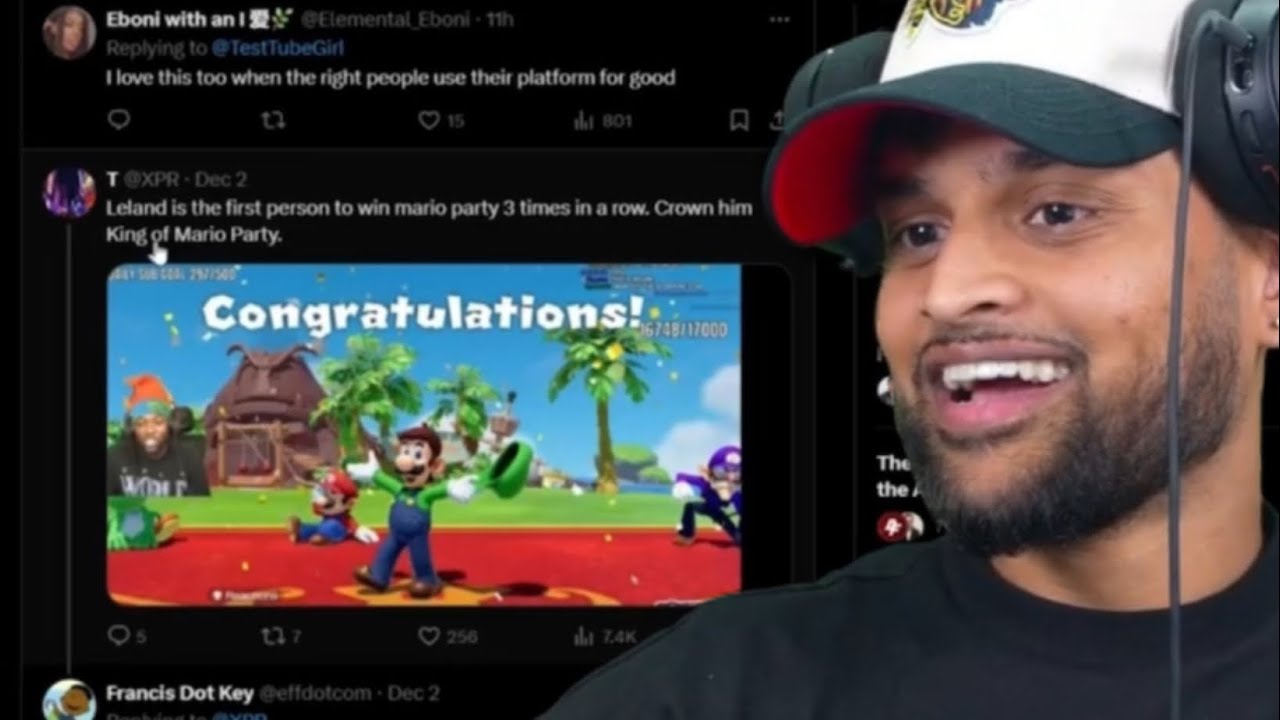 RDC Funny Mario Party Argument (RDC twitter reaction) - YouTube