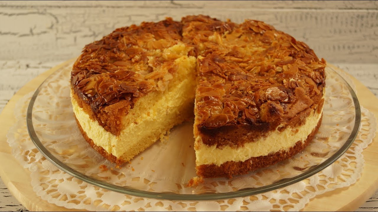 Alman Pastasi Ari Sokmasi Balli Bademli Pasta (Bienenstich) - YouTube