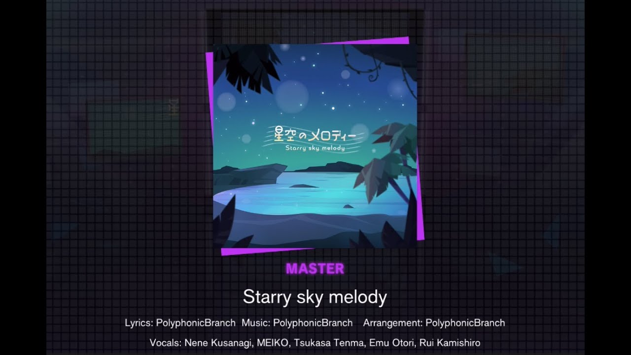 Starry sky melody (Master) - Project SEKAI - YouTube
