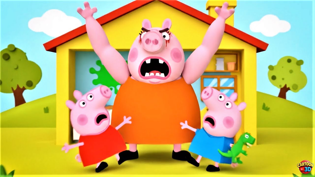 Peppa Pig TROLL GAME | Cartoon 3D Movie | Peppa Pig Full Episodes - YouTube