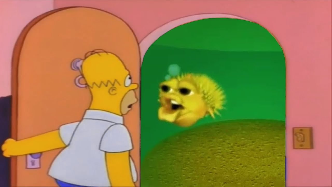 homer open door yellow puffer fish singing - YouTube