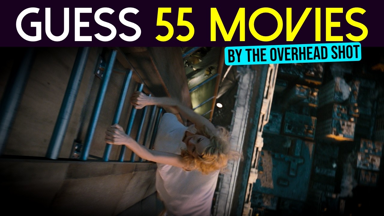 Guess the Movie from the Overhead Shot | 55 Films Challenge - YouTube