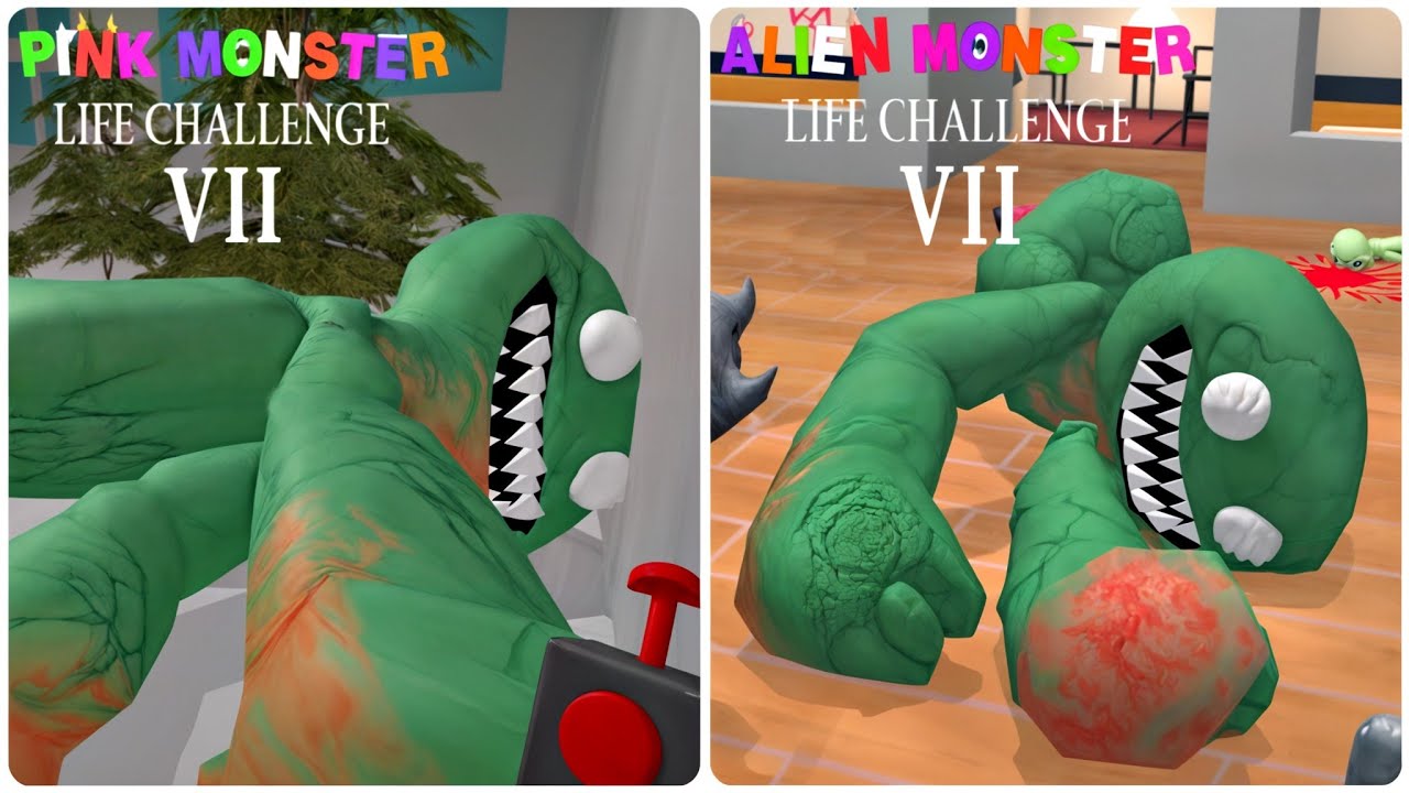 Pink Monster Vs Alien Monster Jumbo Josh Death Scene Full Gameplay ...