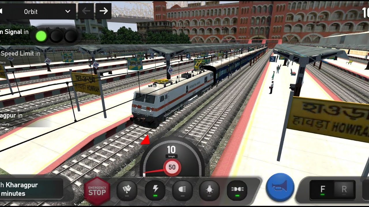 Indian train simulator gameplay | Indian train simulator game | Howrah ...