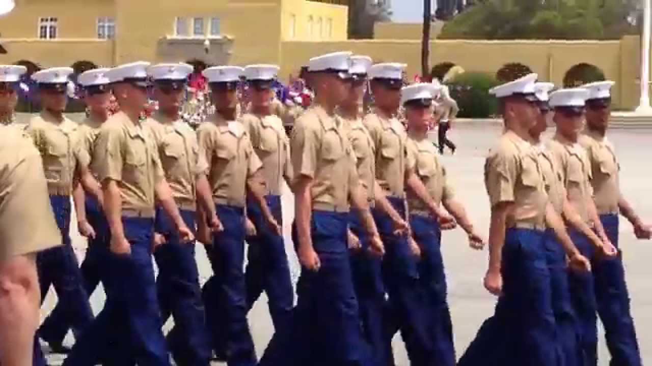 USMC Charlie Company Platoon 1053 Graduates from MCRD - YouTube