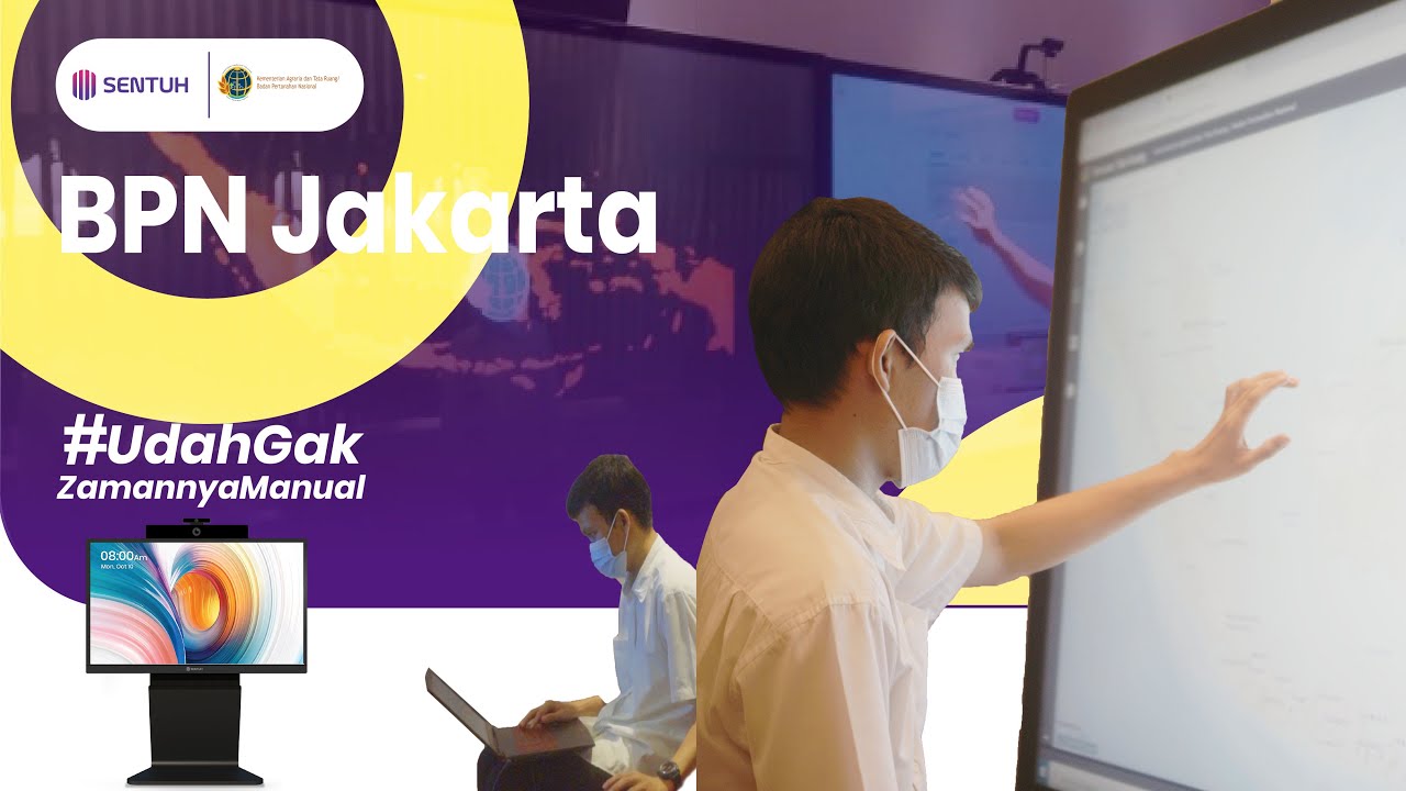 Sentuh Smart Board - Kantor BPN Jakarta - YouTube