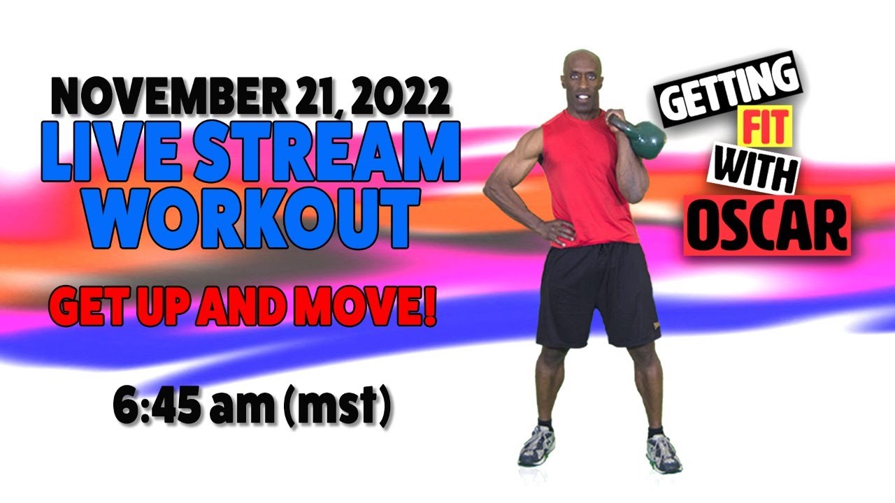 LIVE STREAM WORKOUT (NOV 21, 2022, 6:45 am) - YouTube
