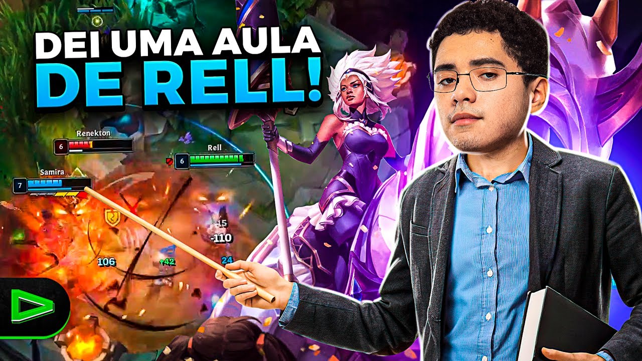 ENSINANDO PORQUE RELL É O SUP MAIS ROUBADO DO LOL!! LEAGUE OF LEGENDS ...