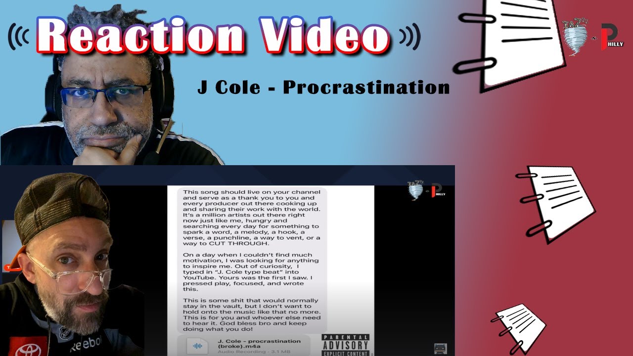 Tazzz N Philly | J Cole - Procrastination [Reaction Video]. - YouTube