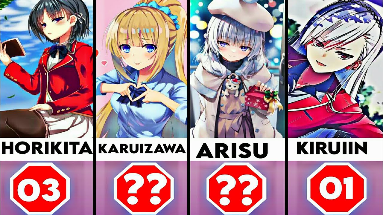 Best ClassRoom Of The Elite Waifu - Ranking Every Top ClassRoom Of The ...