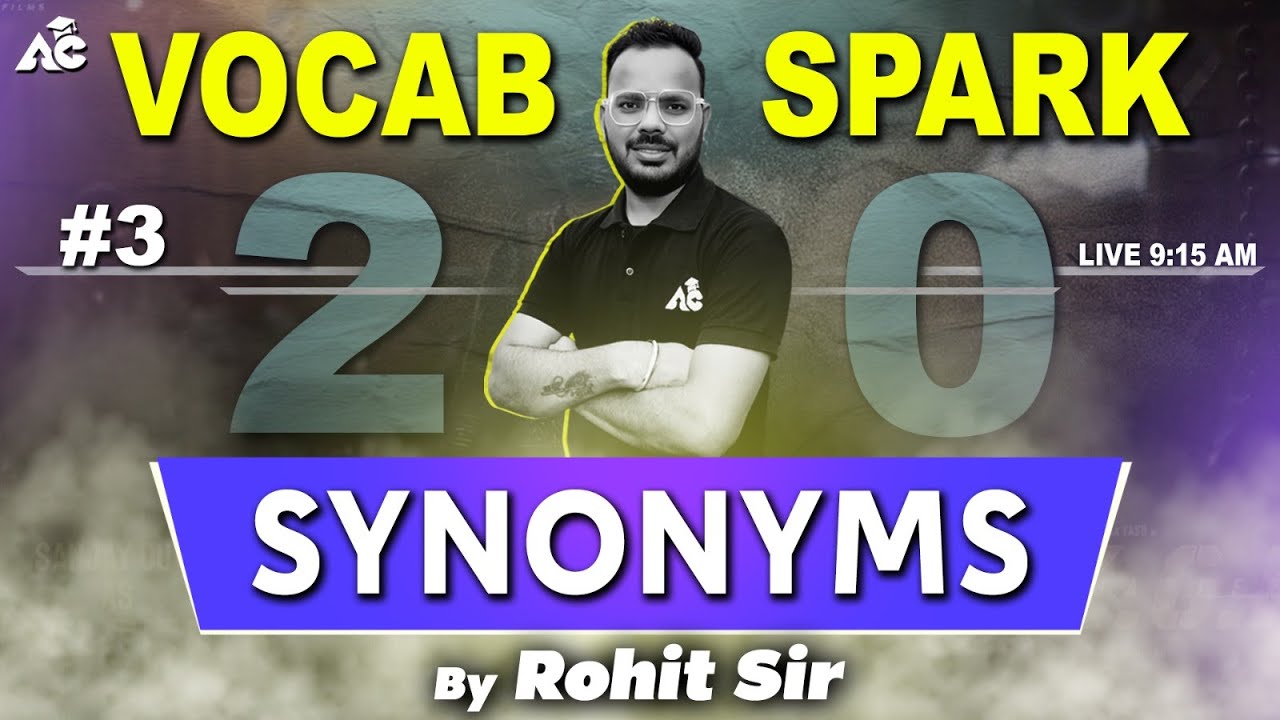 Vocabulary for SSC & Punjab State Exams | Synonyms | VOCAB SPARK with ...