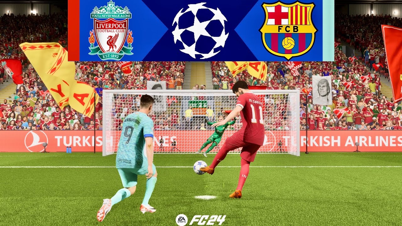UCL | Liverpool vs Barcelona | EA Sports FC 24 - YouTube
