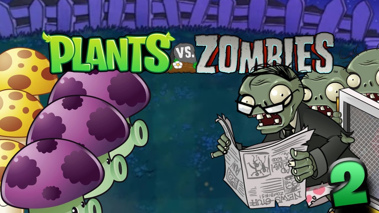 Plants vs. Zombies (PC Version) Night Time #2 - YouTube