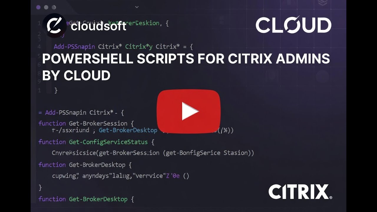 Powershell Commands for Citrix Engineers for Administration #powershel ...