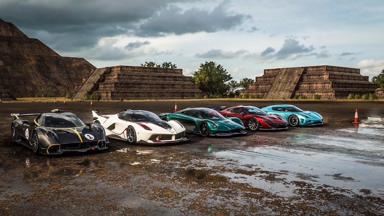 Forza Horizon 5 Drag race: Pagani Huayra R vs Ferrari FXXK vs McLaren ...