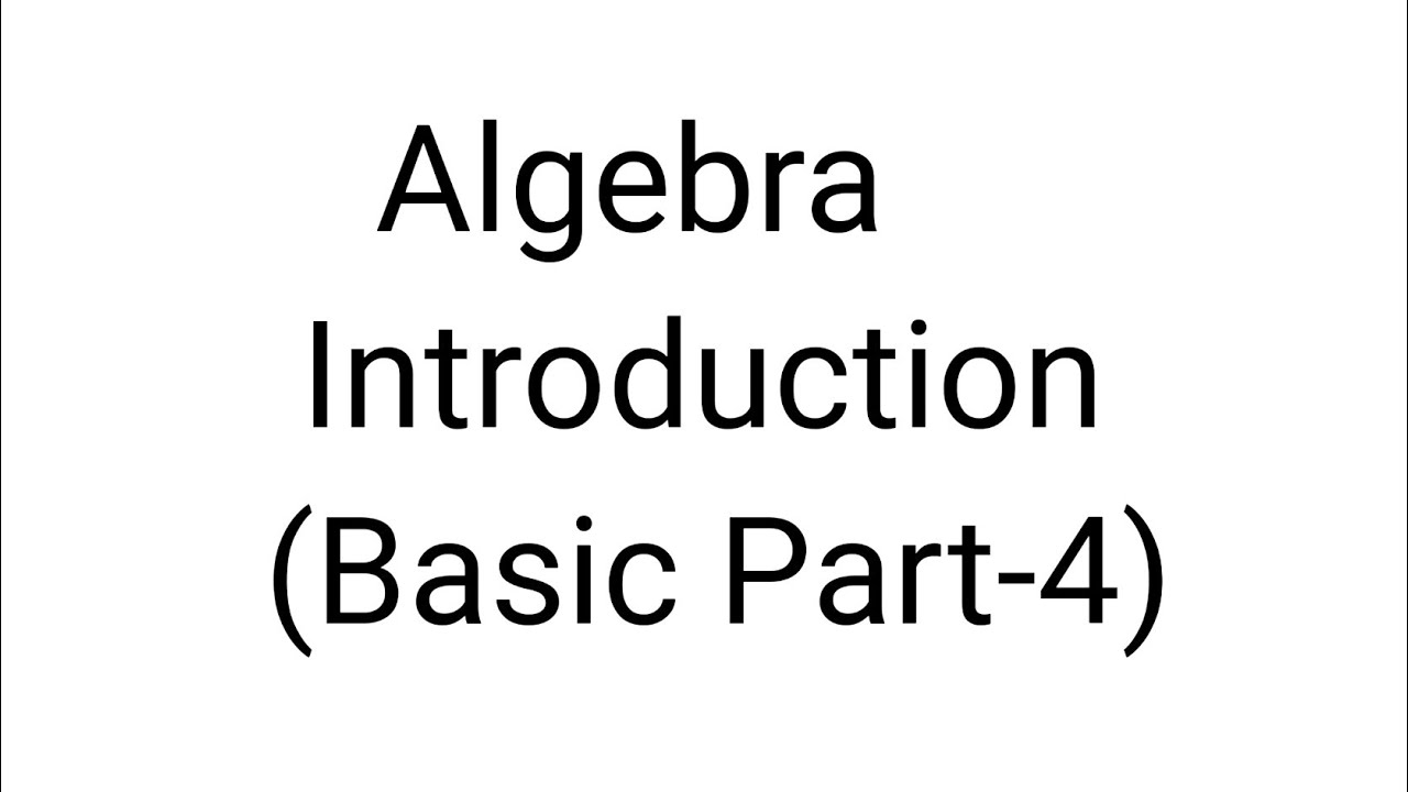 Subtraction of Algebraic Expressions!!! - YouTube