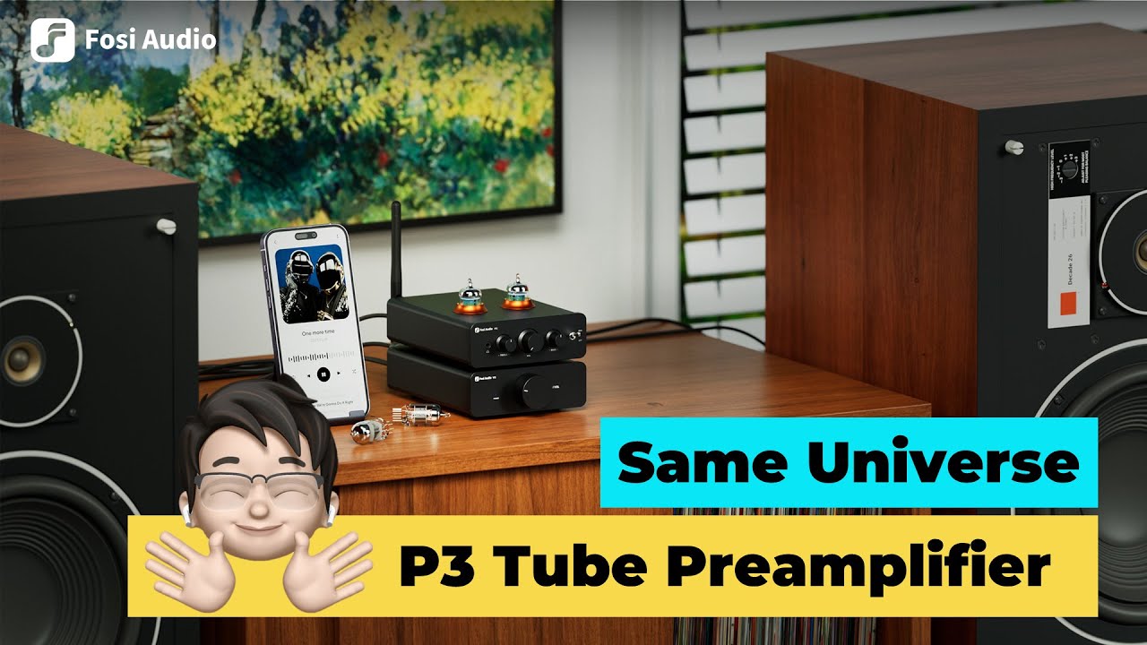 V3's Best Partner! Fosi Audio P3 Tube Preamp Introduction - YouTube
