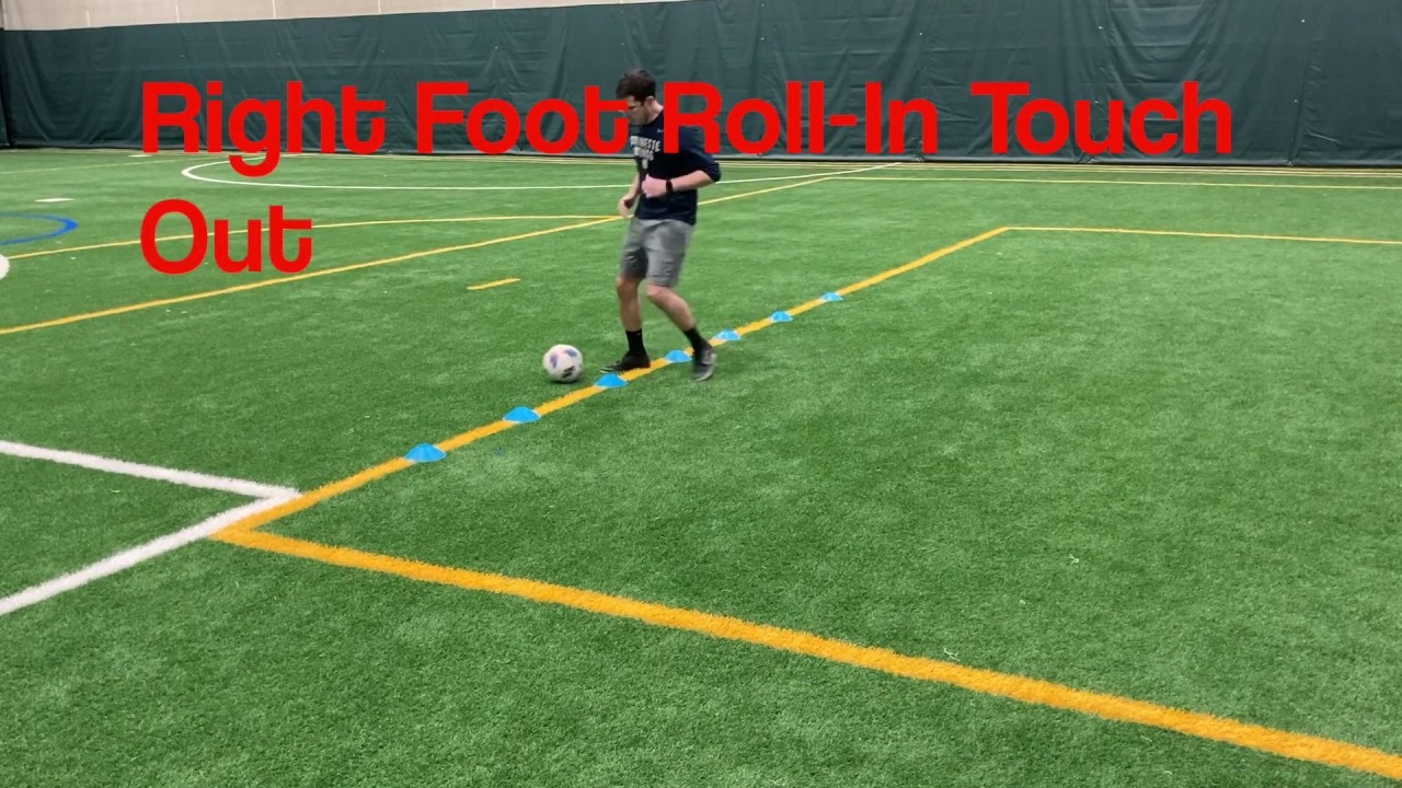 Right Foot Roll In Touch Out - YouTube