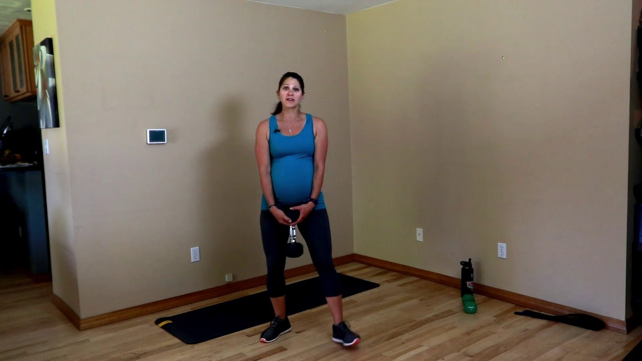 35 Minute Third Trimester Pregnancy Workout - YouTube
