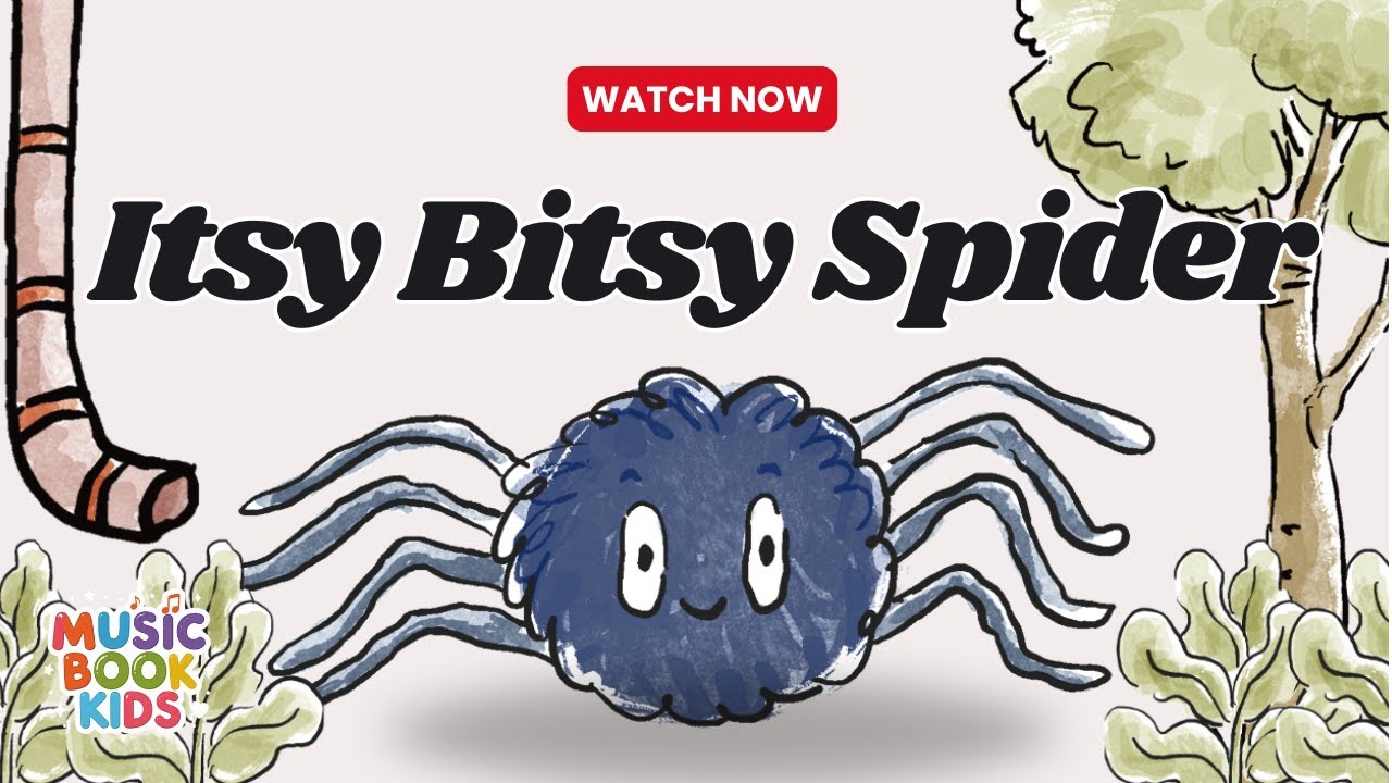 Itsy Bitsy Spider | Nursery Rhymes | Softer visuals - YouTube