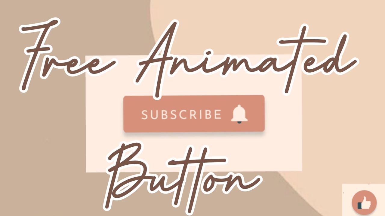 FREE ANIMATED SUBSCRIBE BUTTON | Tin N. - YouTube