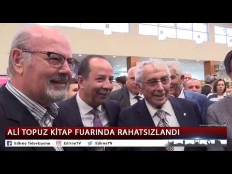 ALİ TOPUZ KİTAP FUARINDA RAHATSIZLANDI