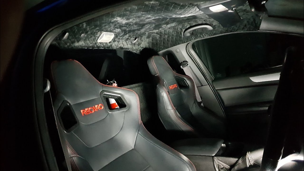 FG XR6 turbo custom roof liner. - YouTube