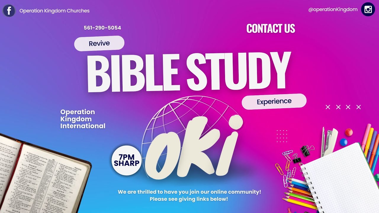 Hungry for Truth? 🍞 Let's Feed on the Word Together! OKI Bible Study ...