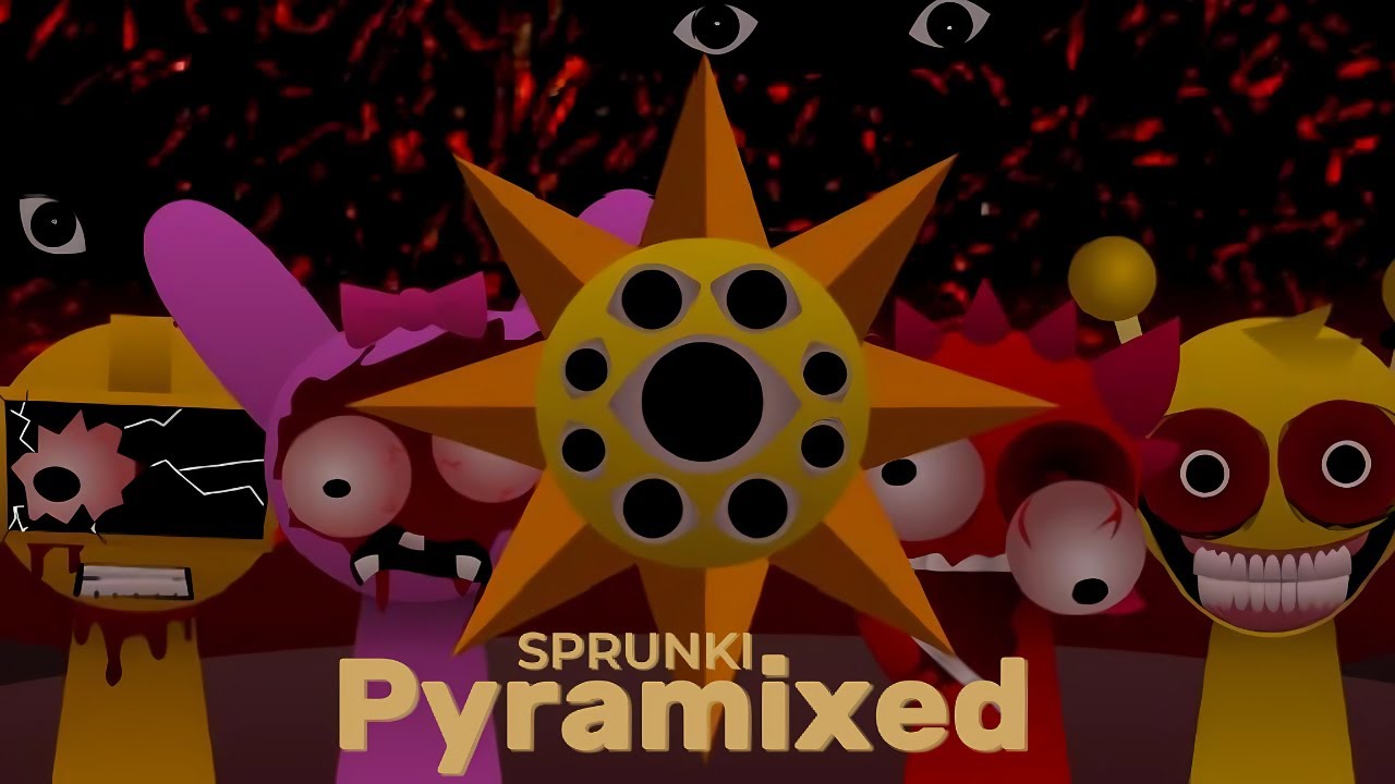 Sprunki Pyramixed Mix - Horror Mix Gameplay - YouTube