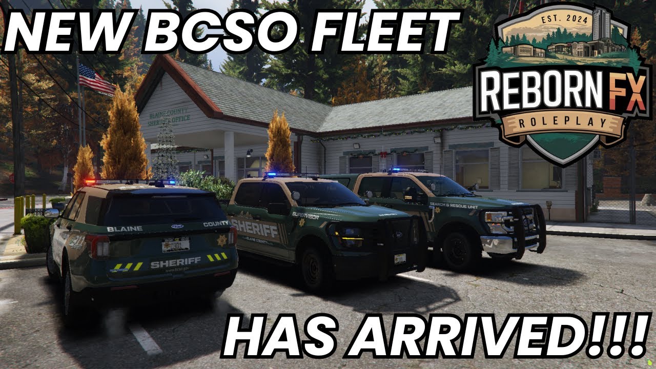 New BCSO Fleet Has Arrived! | Cop Life Ep. 3 | RebornFX - YouTube