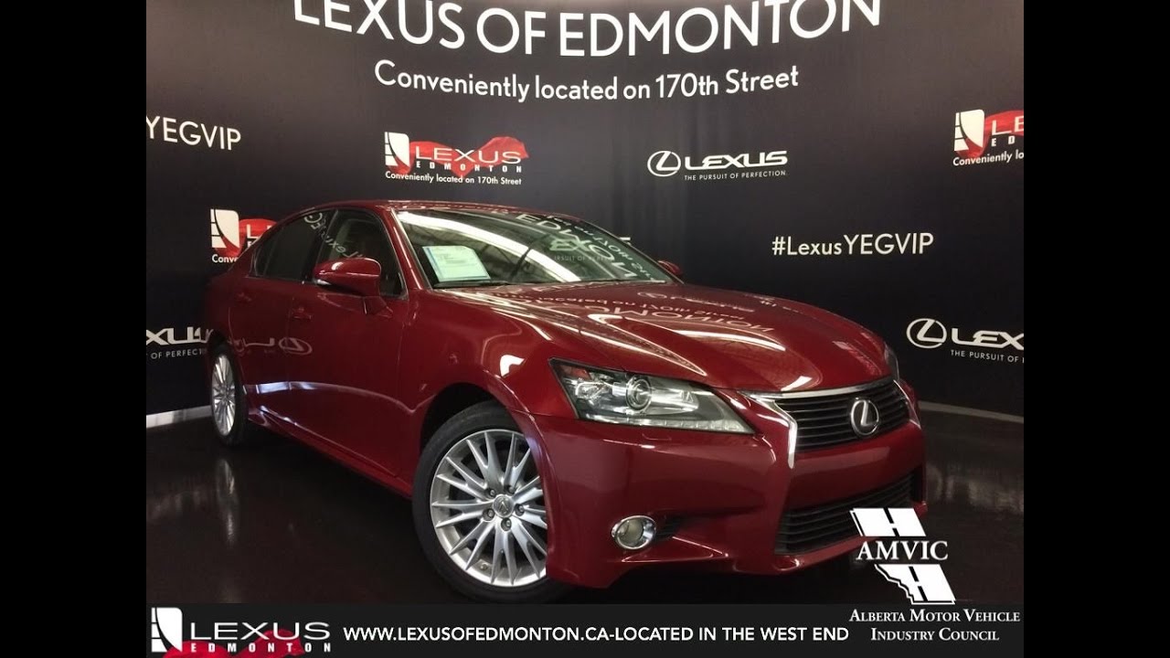 Used 2013 Red Lexus GS 350 AWD Technology Walkaround Review | Leduc ...