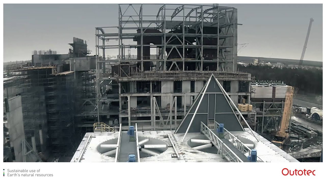 Paper sludge and rejects incineration plant - YouTube